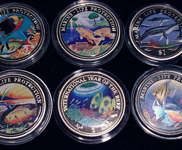 Marine Life Protection Münzen Set of 6 Coins #048 | Marine-Life ...